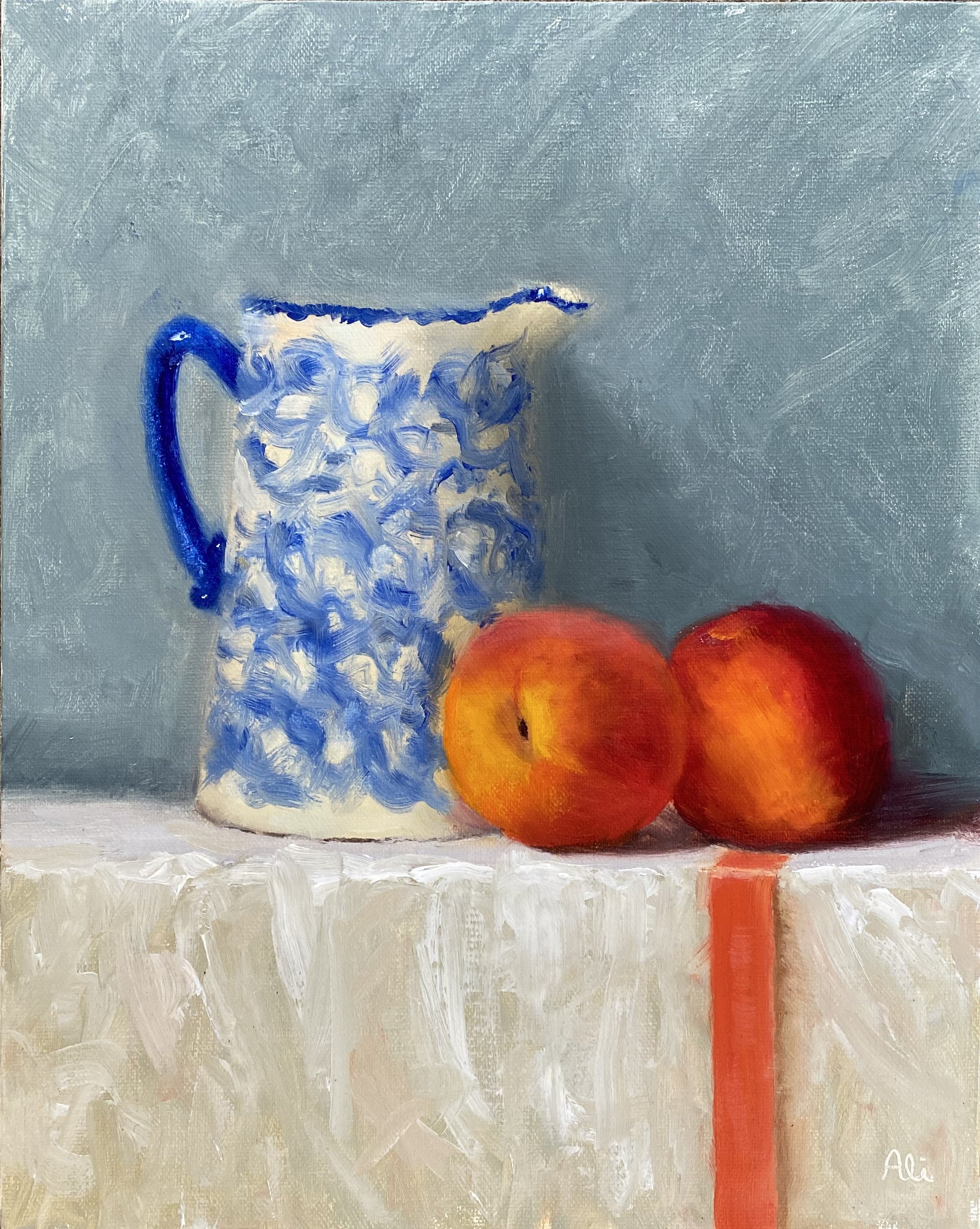 Print Pitcher & Peaches | Persimmon Art Gallery LLC
