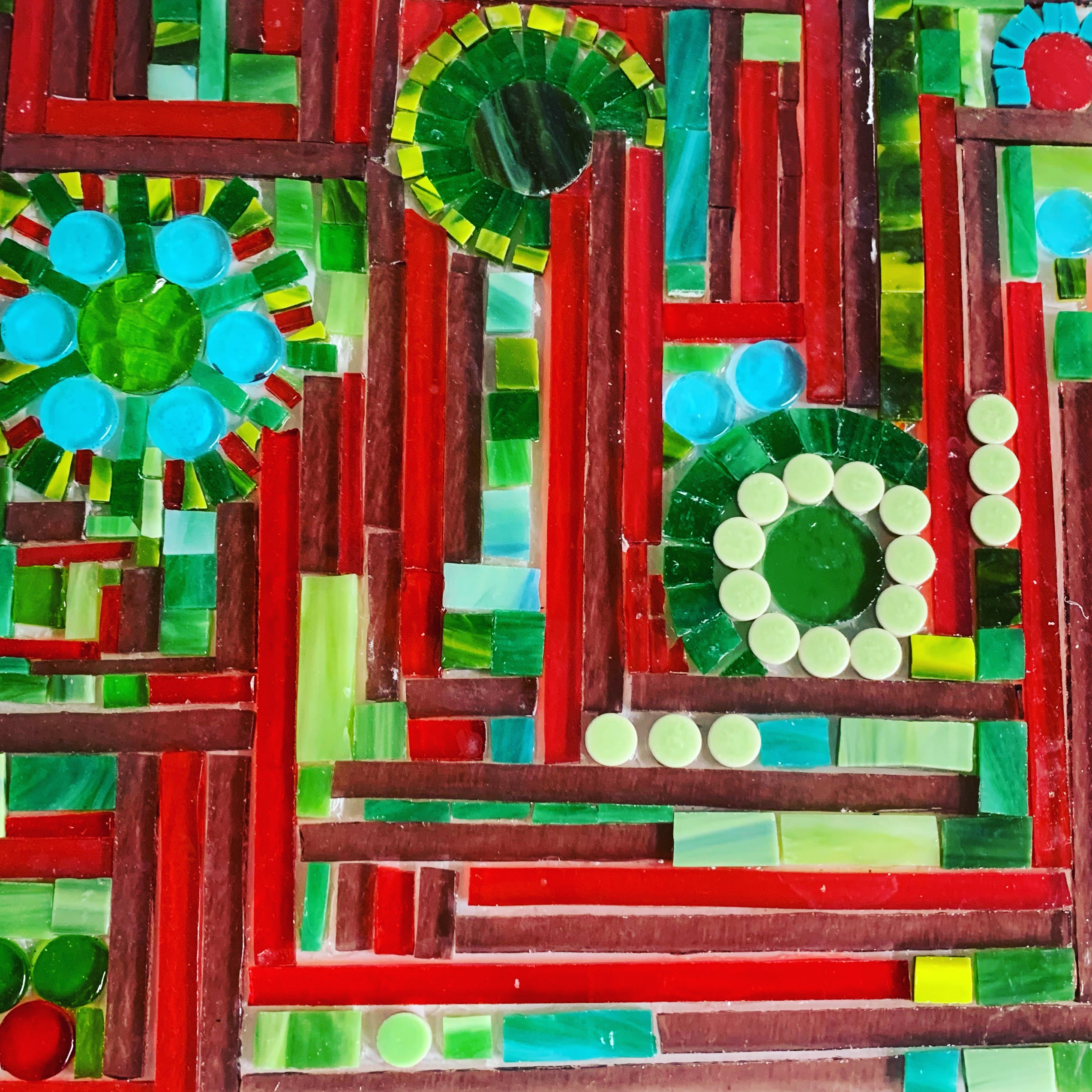 Beginner Glass Basic Mosaic | Persimmon Art Gallery LLC