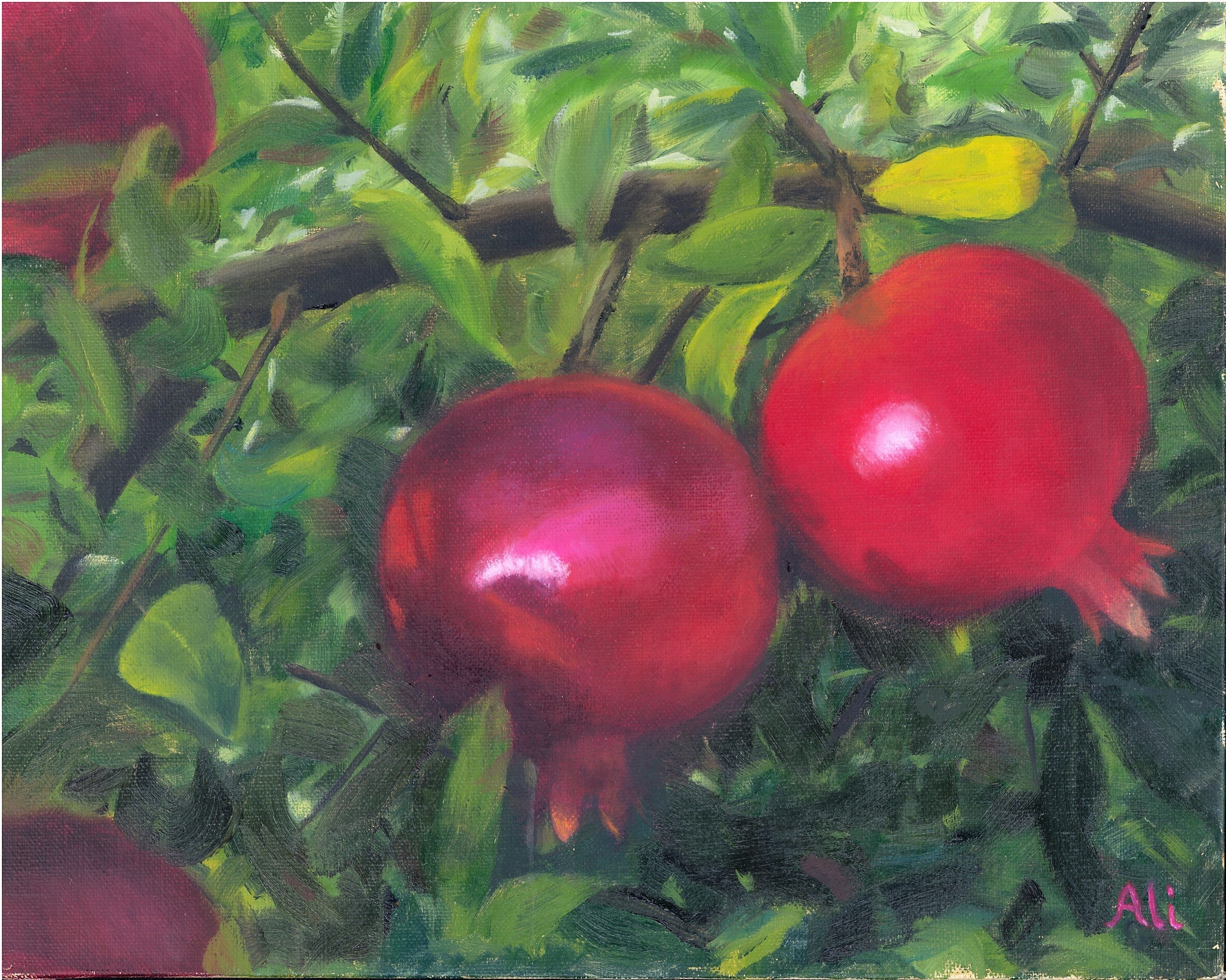 AA Coaster 2 Poms | Persimmon Art Gallery LLC